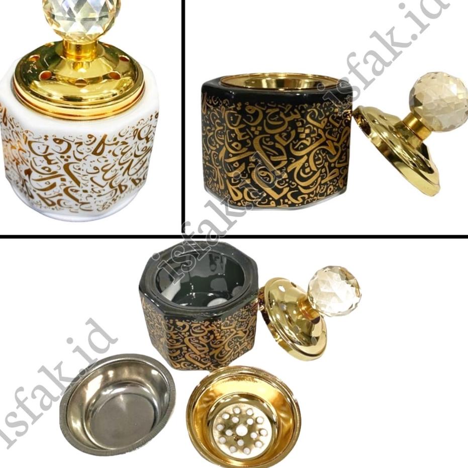 Jual Trendy Tempat Bakar Dupa Cantik Mabkhara Bukhur Kramik Impor ...