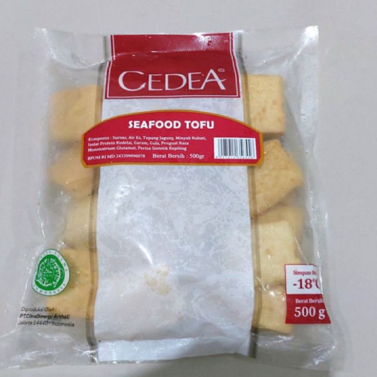 Jual CEDEA PREMIUM TOFU SEAFOOD 500G/CEDEA PREMIUM SEAFOOD TOFU 500G ...
