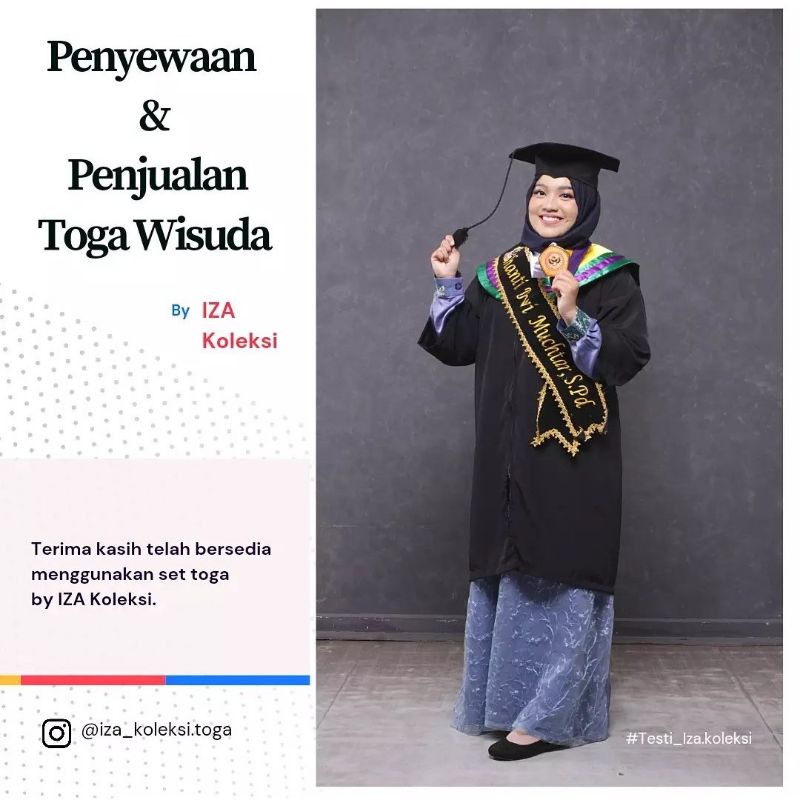 Jual TOGA WISUDA FKIP UNIVERSITAS LAMBUNG MANGKURAT / TOGA WISUDA FKIP ...