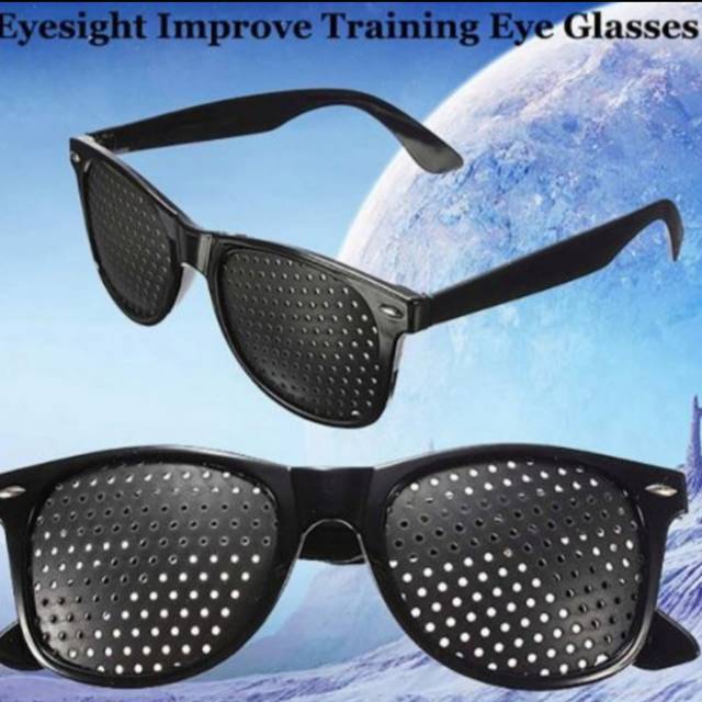 Jual Kacamata refleksi anti minus terapi pinhole glasess | Shopee Indonesia