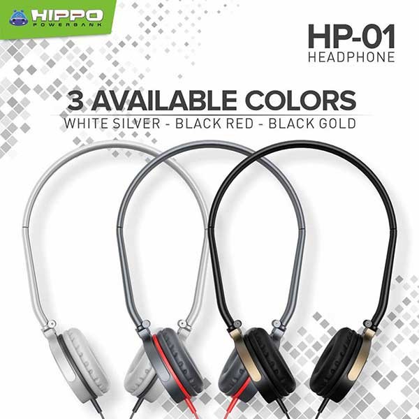 Jual Headphone Gaming Hippo HP-01 HP01 HP 01 Super Extra Bass Original ...