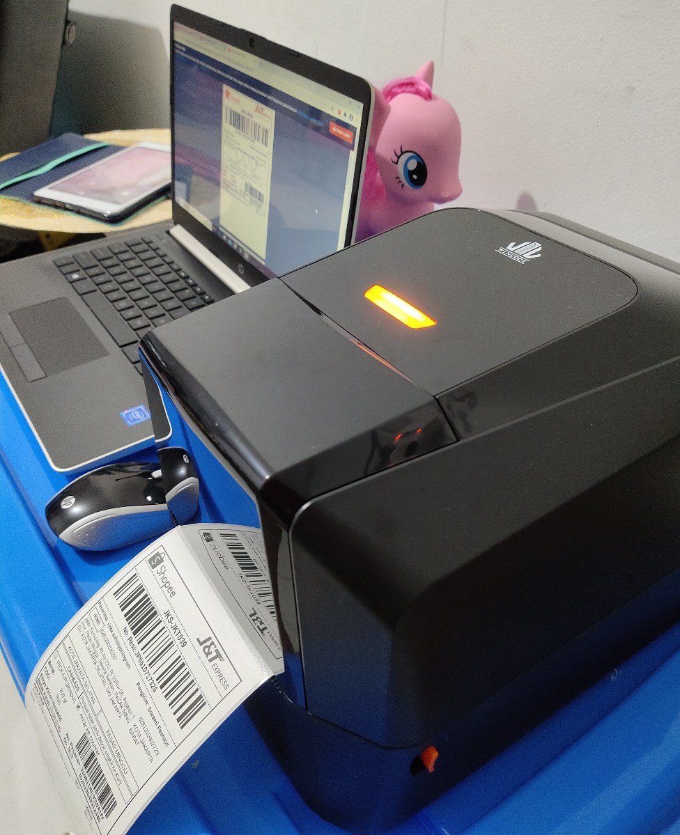 BARCODE PRINTER WINCODE C342C THERMAL TRANSFER/RIBBON BONUS APLIKASI ...