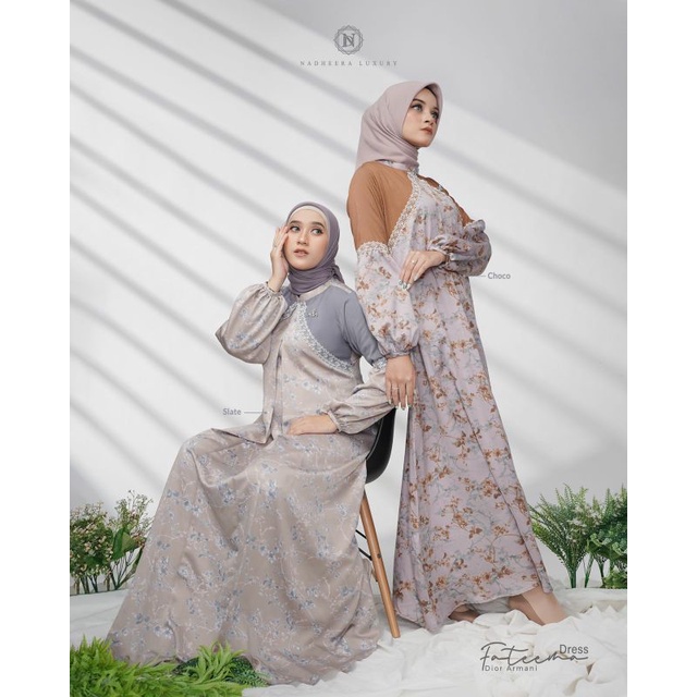 Jual Fateema Dress by Nadheera Luxury | Shopee Indonesia