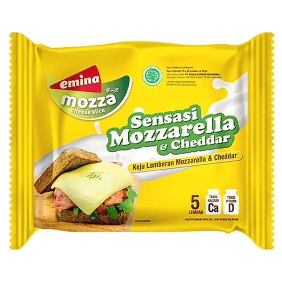 Jual EMINA CHEESE SLICE KEJU MOZZA | Shopee Indonesia