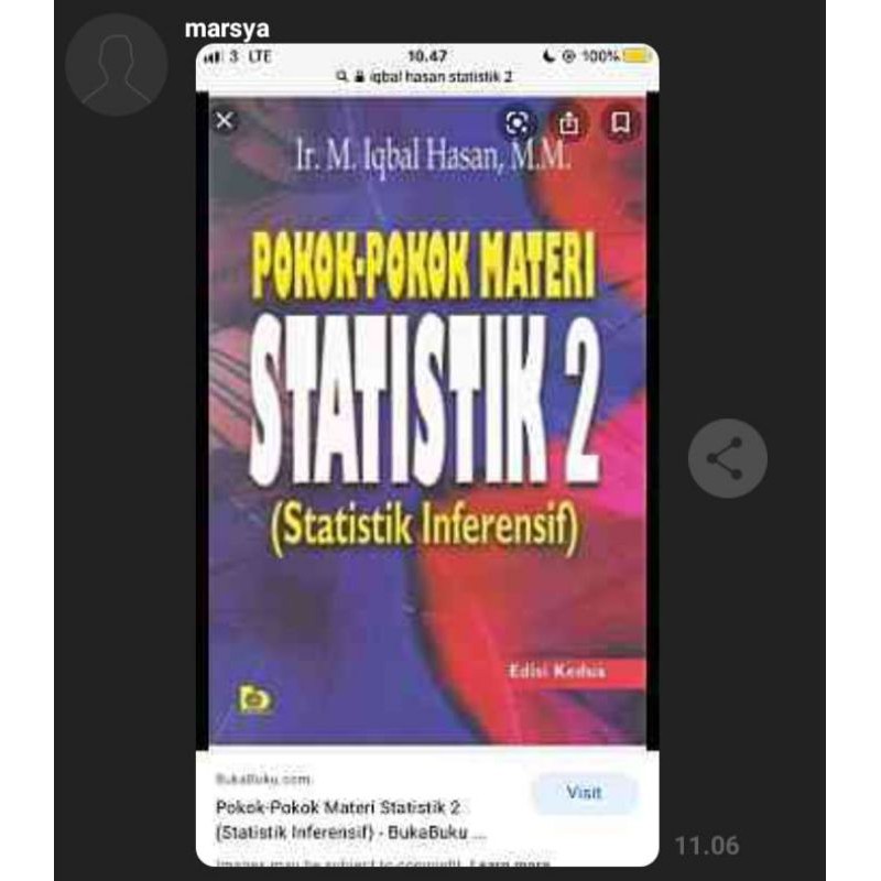 Jual buku statistik dua | Shopee Indonesia