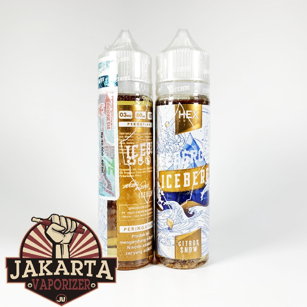 Jual Iceberg by HEX Premium Liquid Minty Citrus snow E Juice Vapor Vape ...