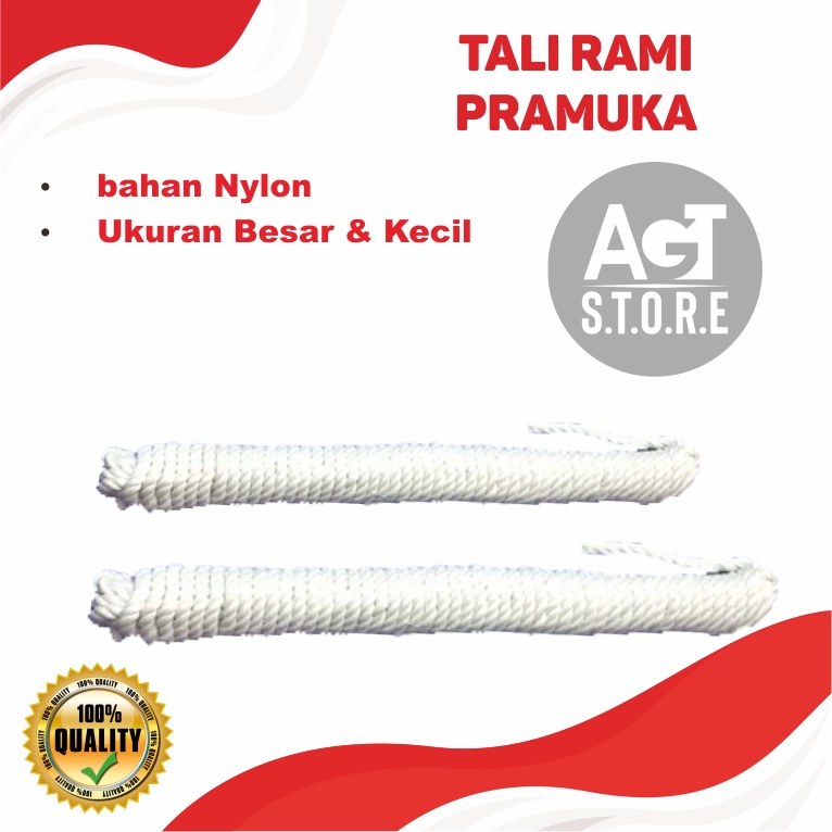 Jual Tali Pramuka Siaga - Tali Rami ukuran besar dan kecil - Tali Tenda ...