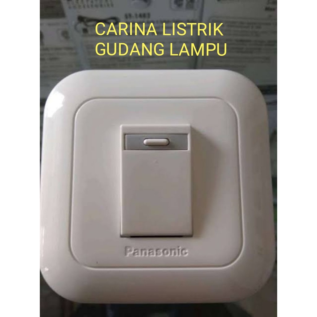 Jual Saklar Engkel Tunggal Single Switch IB Inbow Tanam Panasonic White ...