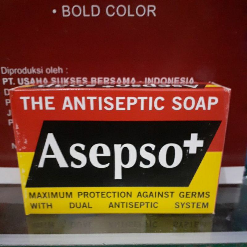 Jual SABUN ASEPSO ANTISEPTIC BATANG 80GR | Shopee Indonesia