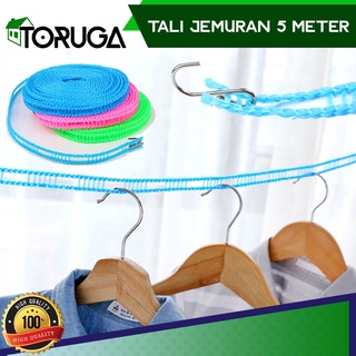 Jual Tali Jemuran Pakaian 5 Meter Gantung Tali Pengering Baju ...
