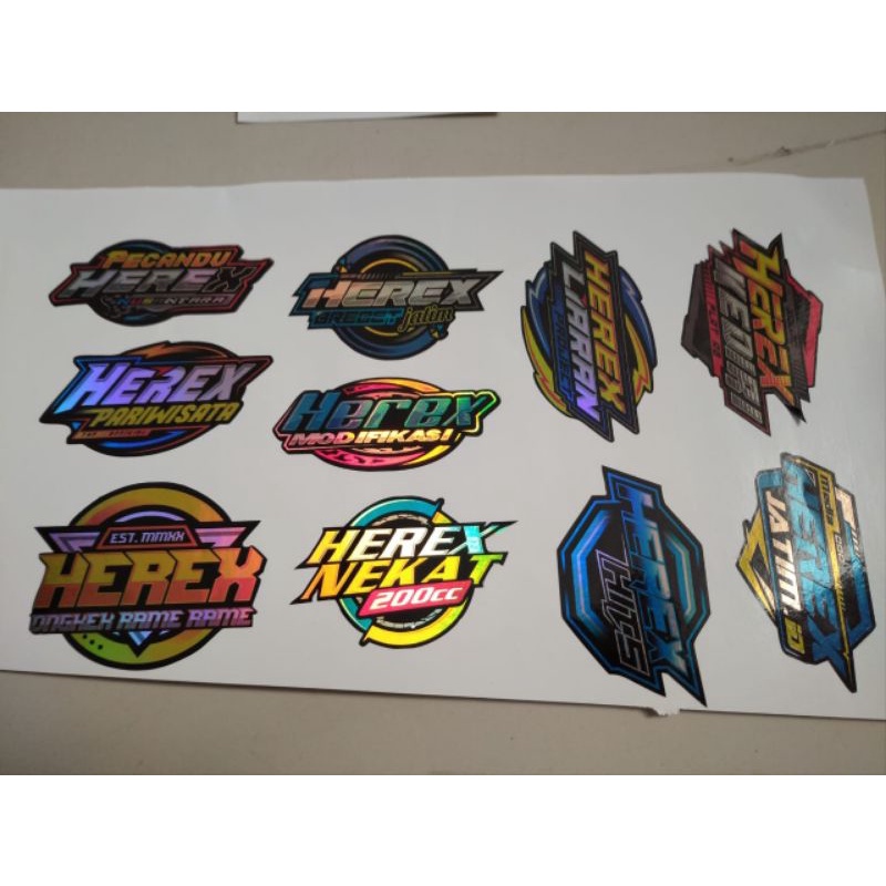 Jual STIKER HEREX HOLOGRAM CUTTING | Shopee Indonesia