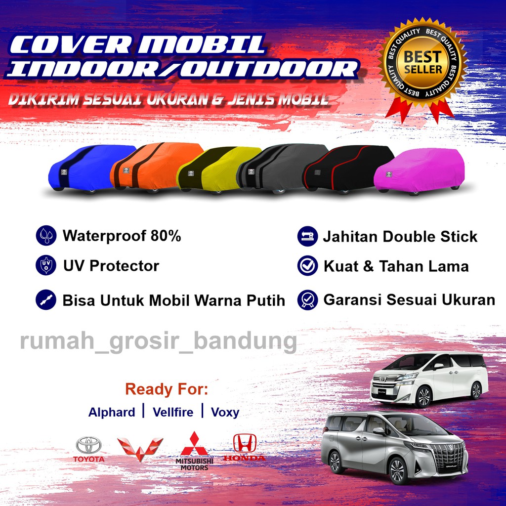 Jual Cover Mobil Indoor / Semi Outdoor Alphard Vellfire Voxy | Shopee ...