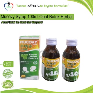 Jual Mucovy Syrup 100ml Obat Batuk Herbal Ibu Hamil dan Menyusui Non ...