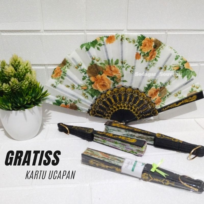 Jual Kipas tangan lipat Spanyol Souvenir Pernikahan Kipas Nama | Shopee ...
