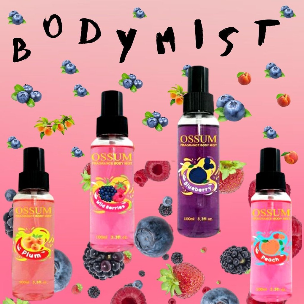 Jual OSSUM Parfum Body Mist 100 ml - 4 VARIAN AROMA Indonesia|Shopee ...