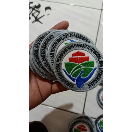 Jual logo emblem kemendes kementrian desa full benang | Shopee Indonesia
