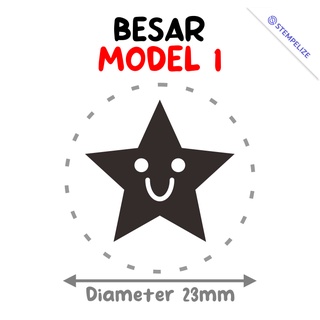 Jual Stempel Bintang / Bintang 1 / Reward [BESAR] | Shopee Indonesia