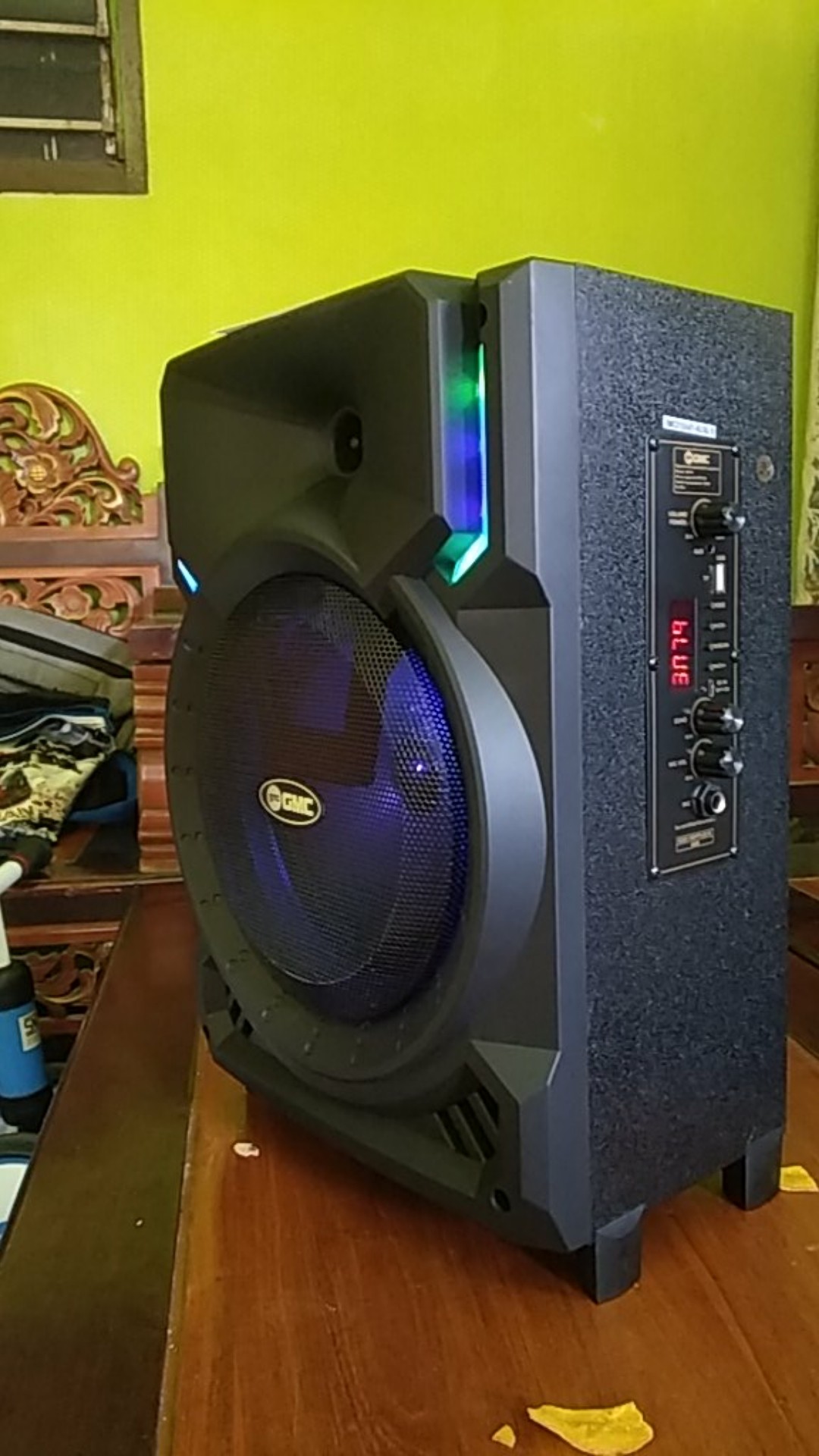 GMC 897H SPEAKER PORTABLE MULTIMEDIA WITH BLUETOOTH KARAOKE | Shopee ...