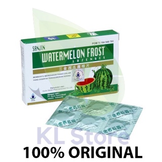Jual PERMEN WATERMELON FROST LOZENGES SANJIN 12' PERMEN TENGGOROKAN ...