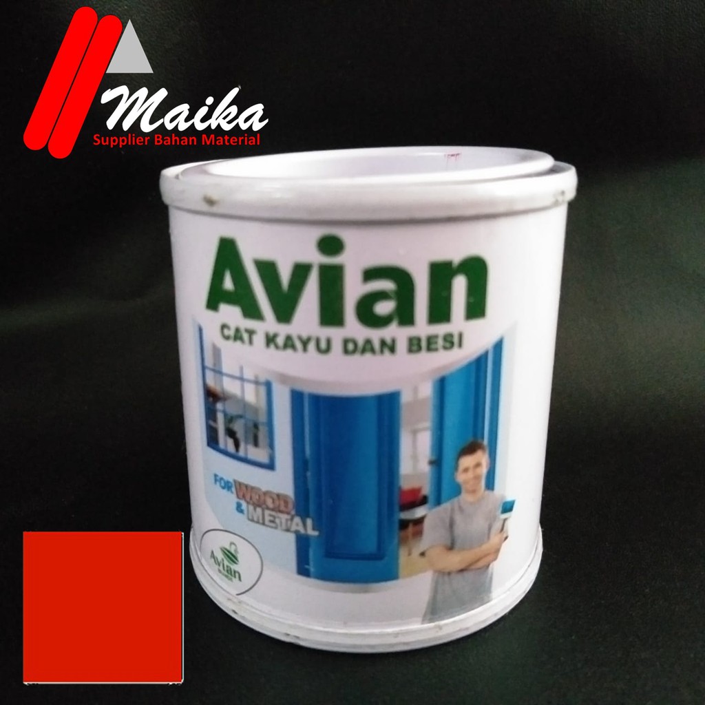 Jual Cat kayu dan besi Avian Synthetic 192 Vermillion - 50CC Indonesia ...