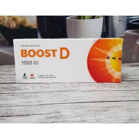 Jual BOOSTD boost d 1000 iu box isi 30 tablet vitamin d3 Indonesia ...