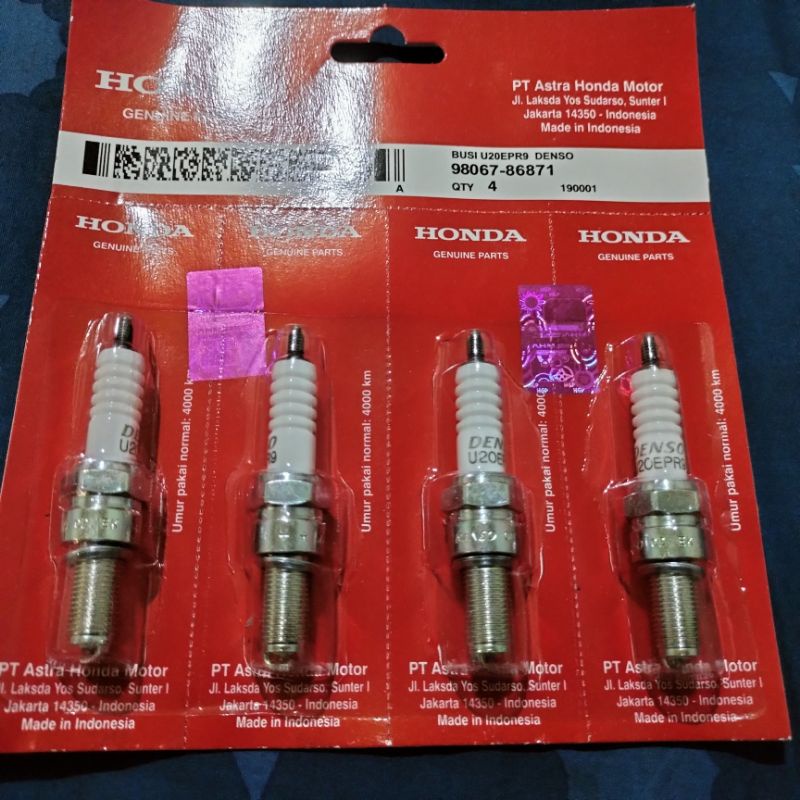 Jual Busi Denso Honda U20 busi kharisma busi Supra x 125 beat f1. vario ...