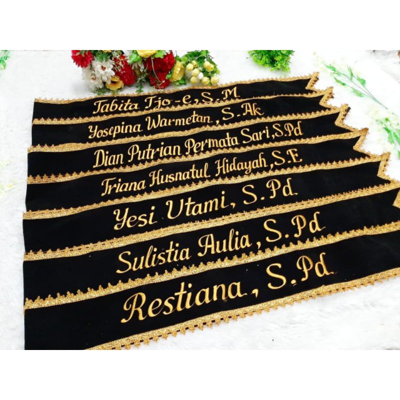 Jual Selempang wisuda Renda (TANPA LOGO) | Shopee Indonesia