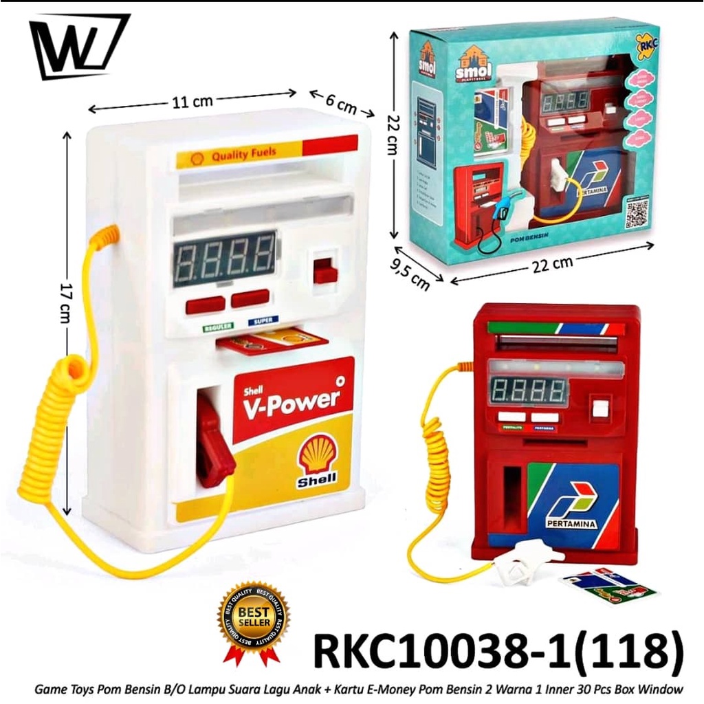 Jual MAINAN ANAK, REPLIKA POM BENSIN RKC-10038-1 ( MINIATURE TOY ...