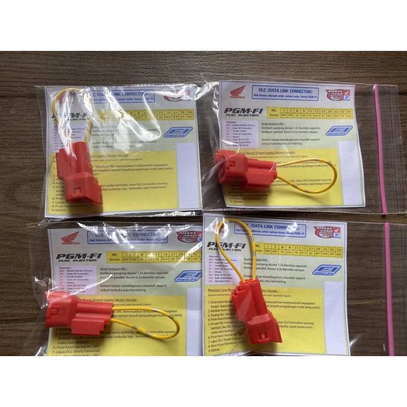 Jual SCS DLC Short Connector Warna Merah Reset Sepeda Motor Honda PGM ...