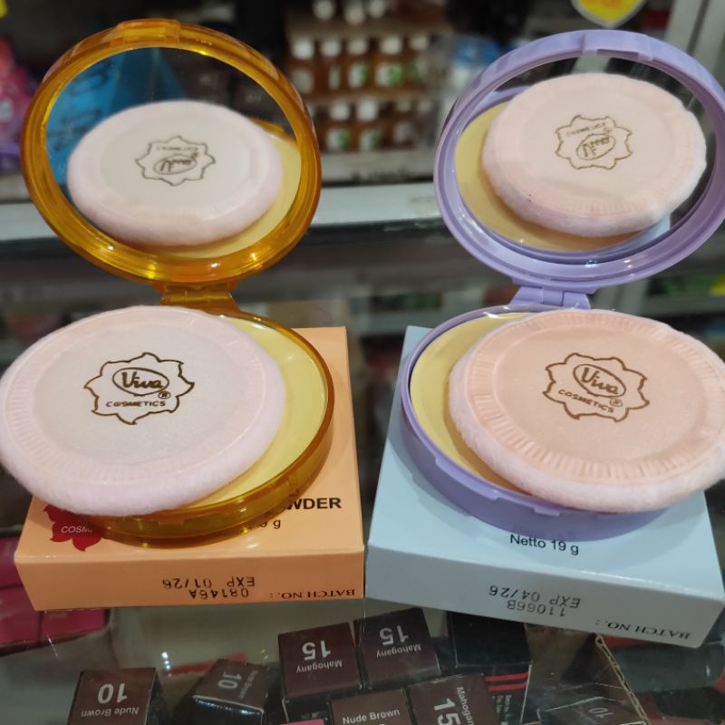 Jual bedak padat Viva oren , Viva Compact Powder Lilac | Shopee Indonesia