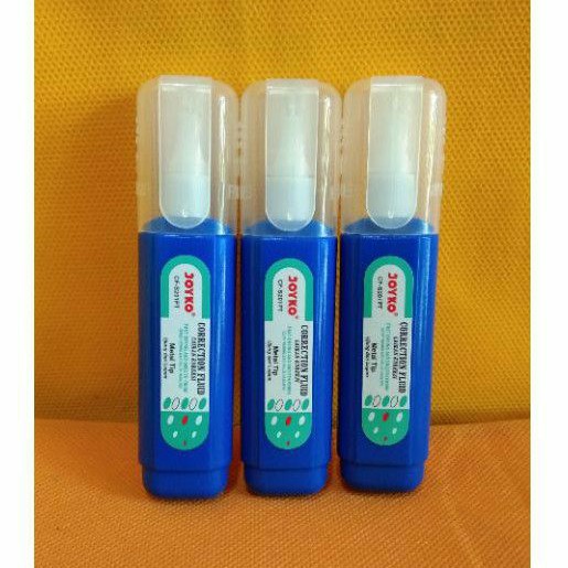Jual (Ecer) Tipe Ex Joyko Cair CF- S201PT / Correction Pen Fluid Joyko CFS201PT / Tipe ex ...