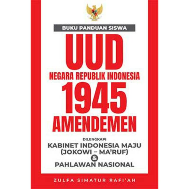 Jual Buku Panduan Siswa Uud Negara Republik Indonesia 1945 Amandemen Tangga Pustaka Buku 