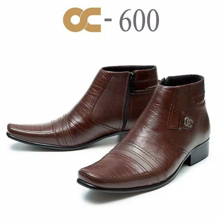 Jual SEPATU KULIT ODON CIBADUYUT OC-600 COKLAT SEPATU KERJA SEPATU ...