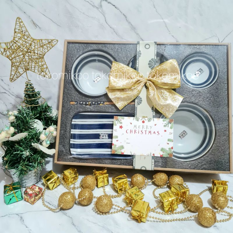 Jual Hampers Parcel Christmas Piring Mangkok Keramik Japanese Ceramic ...