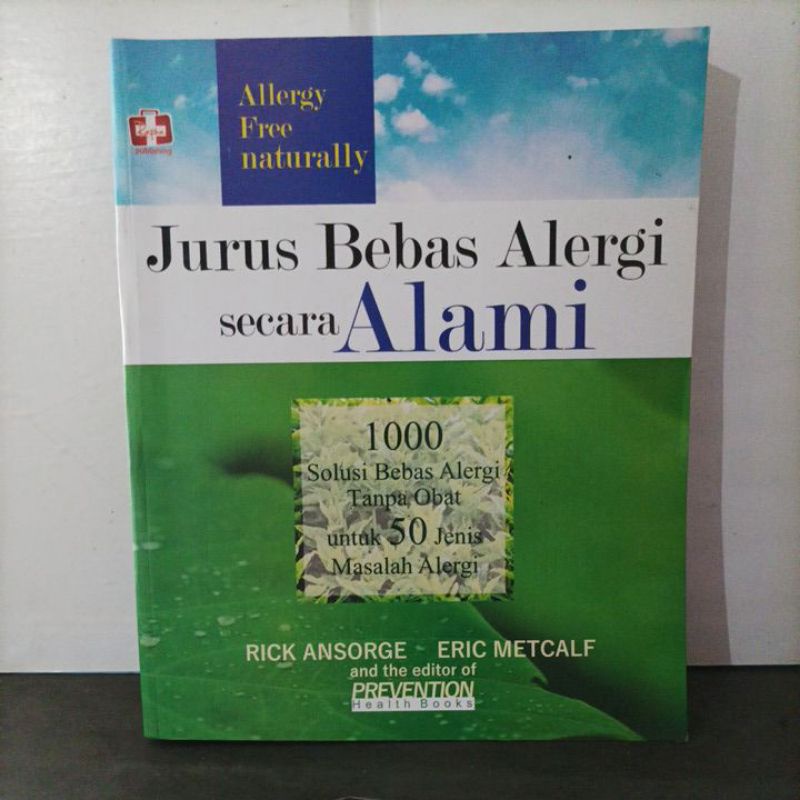 Jual Buku Jurus bebas alergi secara alami 1000 solusi elergi tanpa obat ...