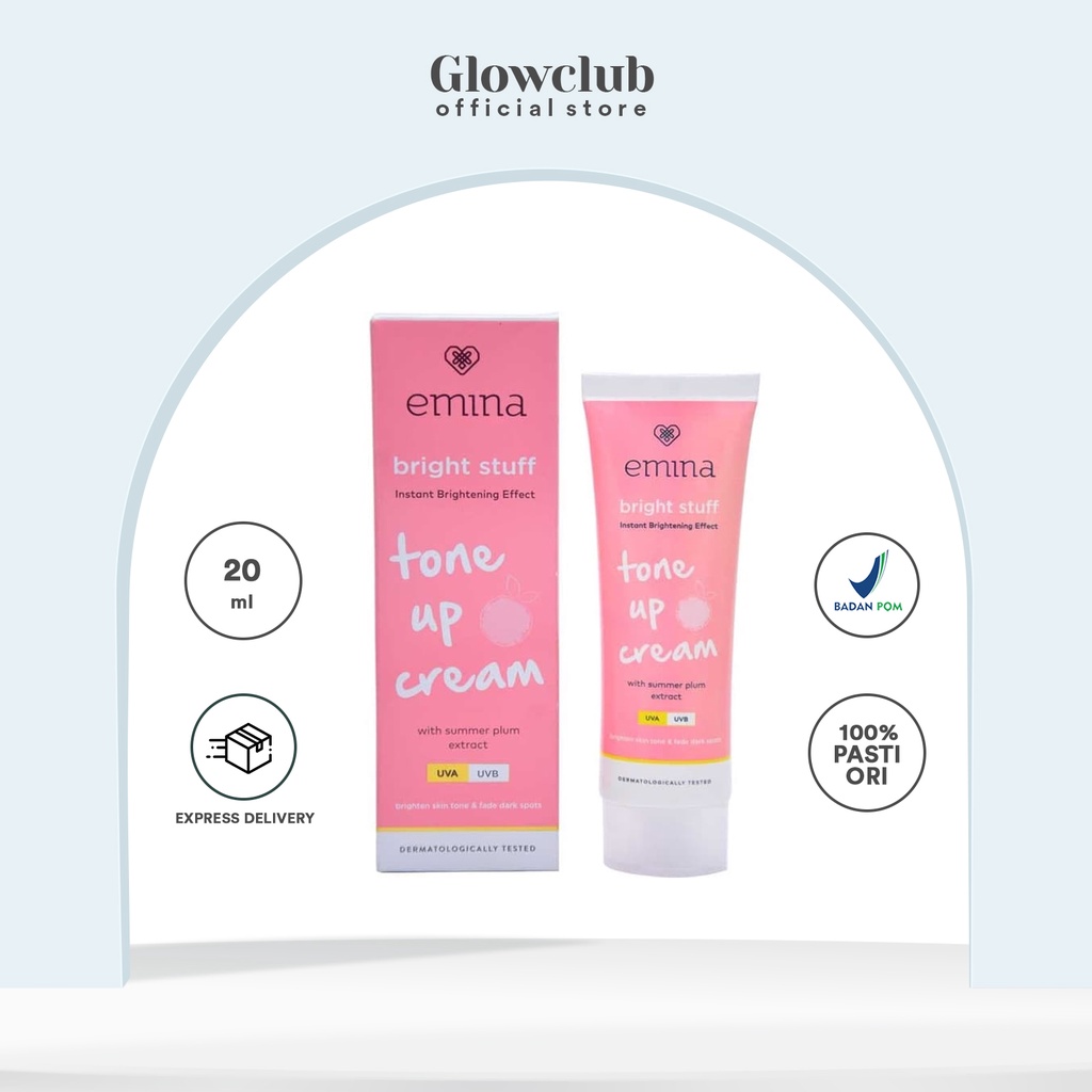 Jual EMINA Bright Stuff Tone Up Cream 20ml | Shopee Indonesia