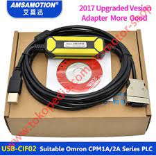 Jual USB-CIF02 Cable For PLC Omron CS CJ CQM1H CPM1A C200H Series Kabel ...