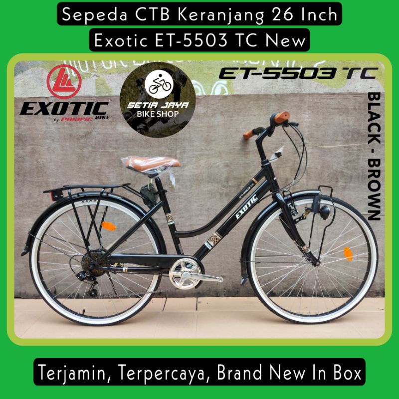 Jual Sepeda CTB Keranjang 26 Inch EXOTIC ET-5503 TC New Steel 7 Speed ...
