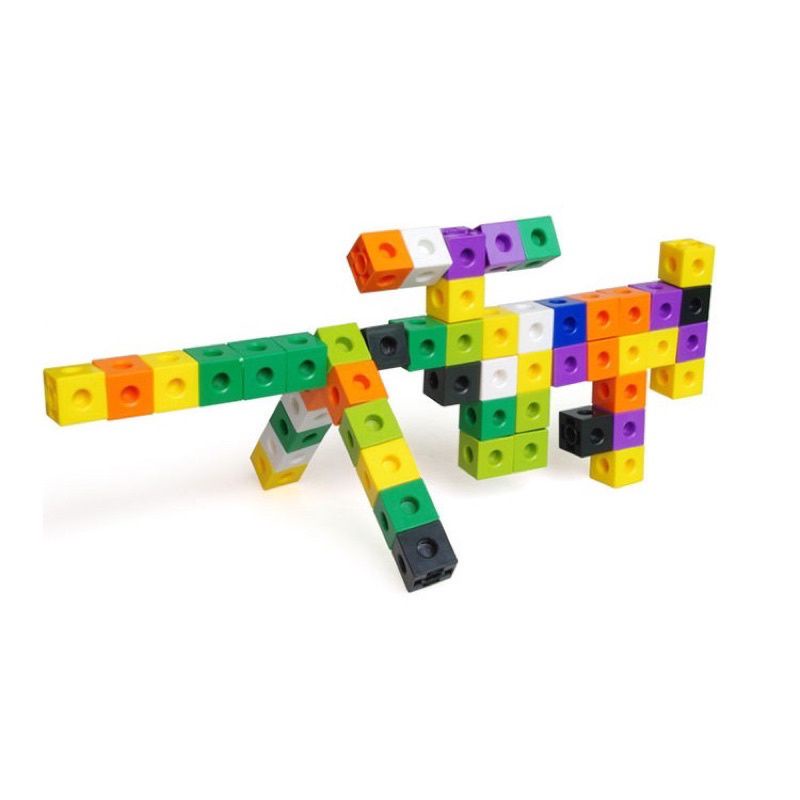 Jual Linking Cube , mainan edukasi linking cubes math link cube balok ...