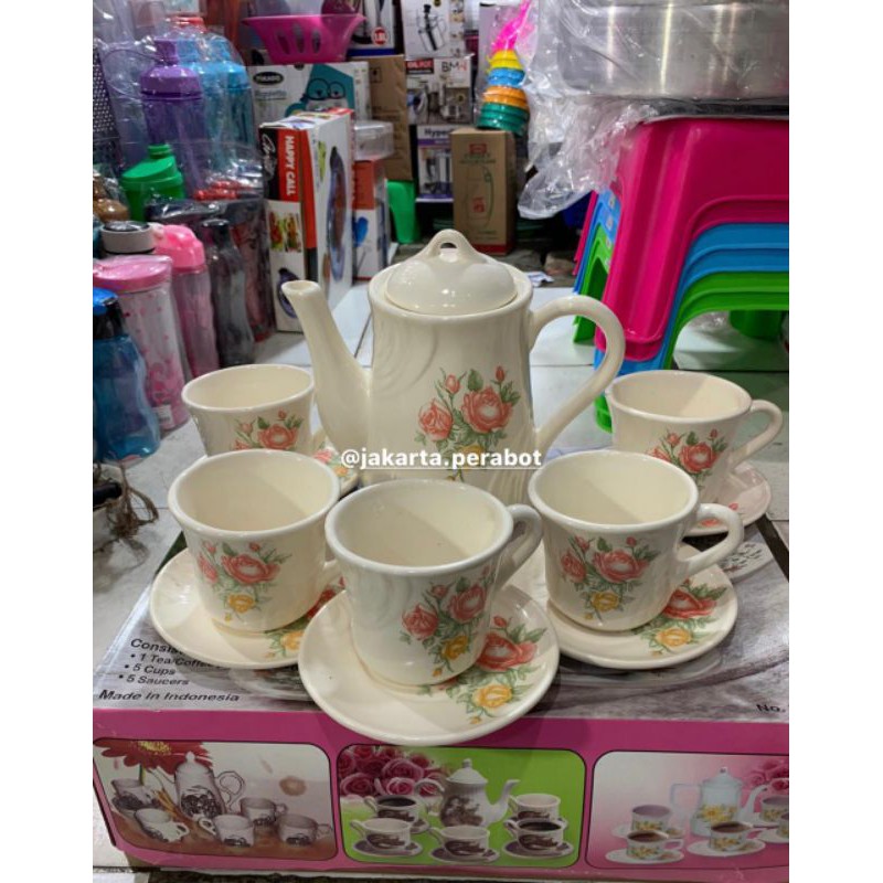 Jual Napoleon-Tea Set / Cofee Set Keramik / Cangkir Set Keramik ...