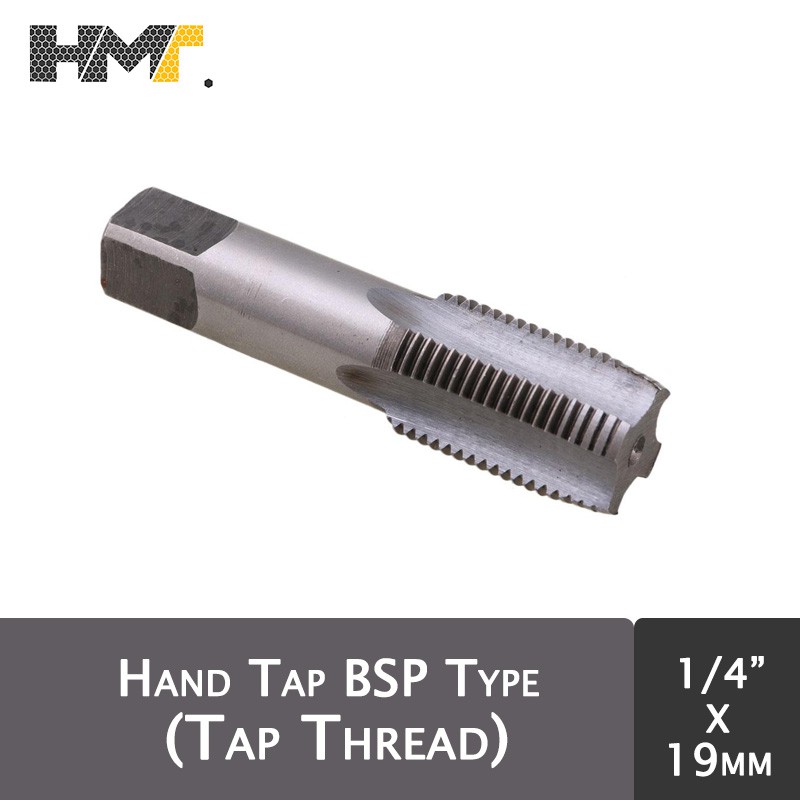 Jual Drat Ulir Pipa / Hand Tap BSP 1/4" x 19 mm ( inch ) ( 1 Set ...
