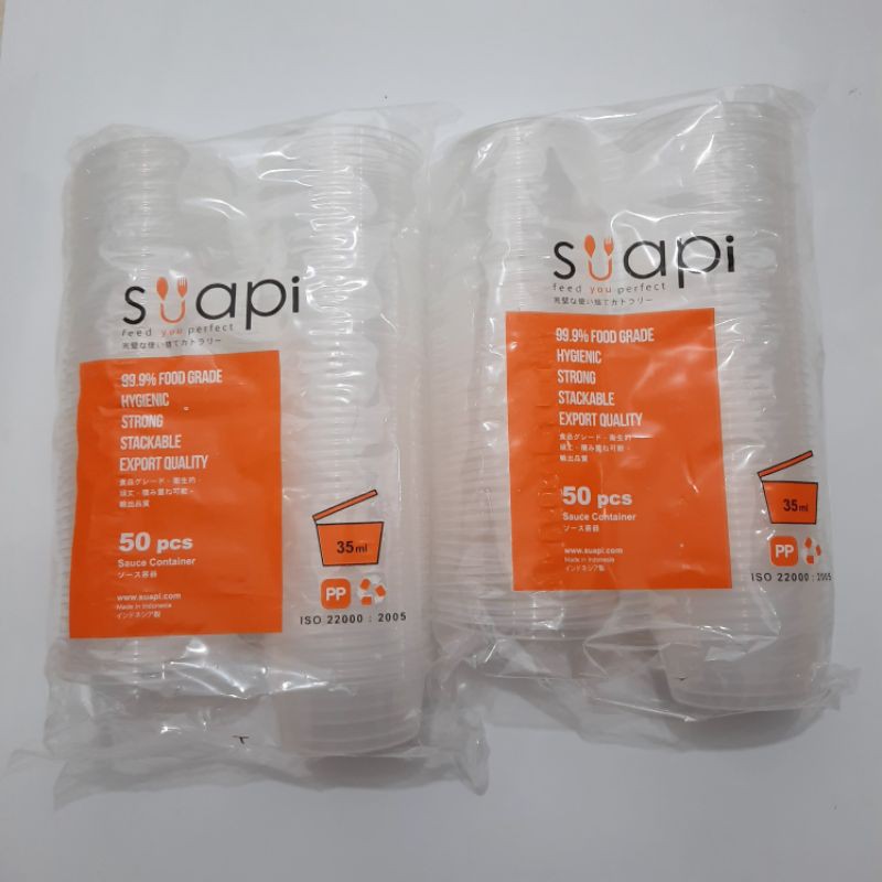 Jual Sauce Cup Suapi 25ml/35ml (50pcs) | Shopee Indonesia
