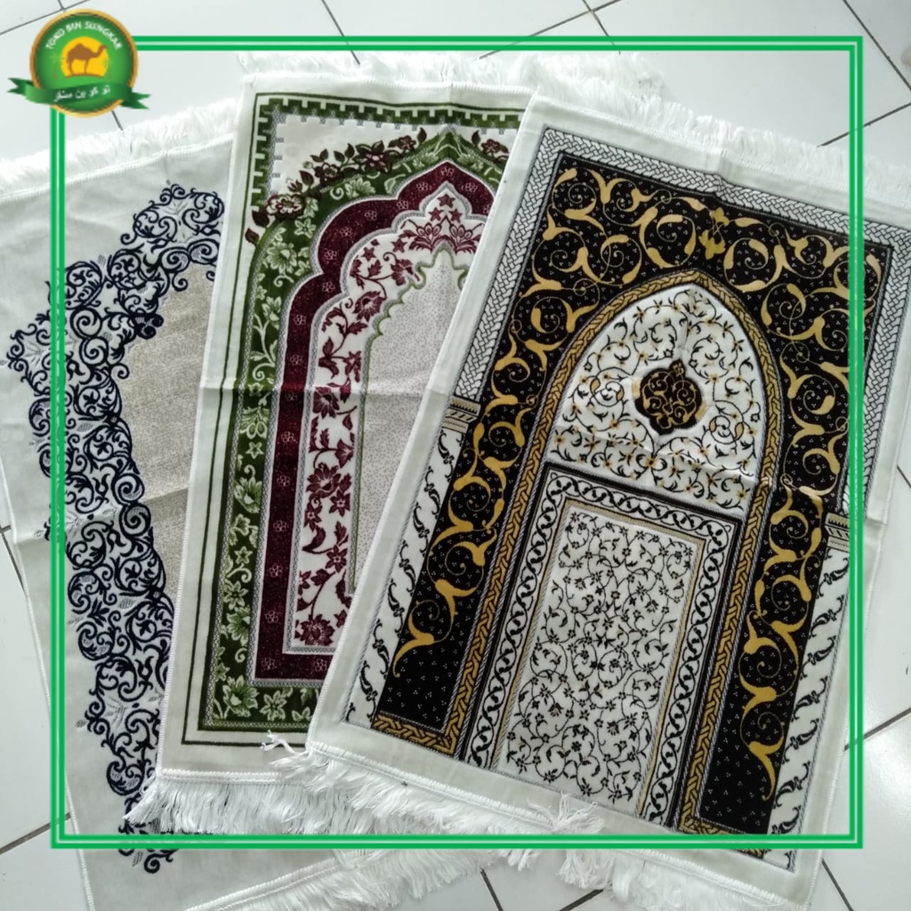 Jual Sajadah Safa Teks Putih SAFATEX Sajadah Turki PREMIUM Indonesia ...