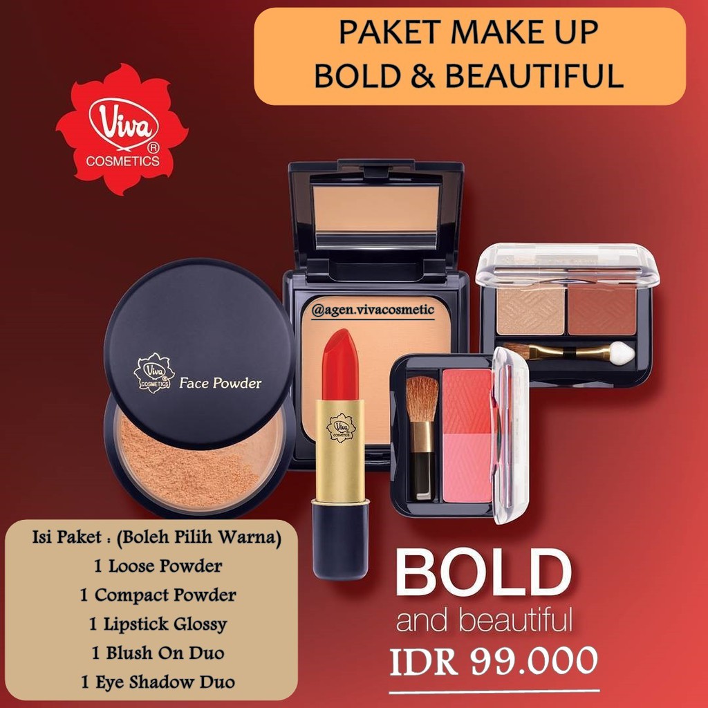 PAKET MAKE UP VIVA BOLD & BEAUTIFUL | Shopee Indonesia