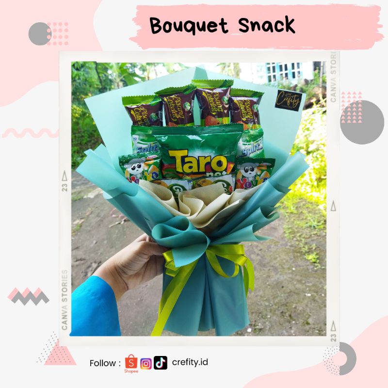 Jual BOUQUET BUKET SNACK JAJAN CIKI CIKI | Shopee Indonesia