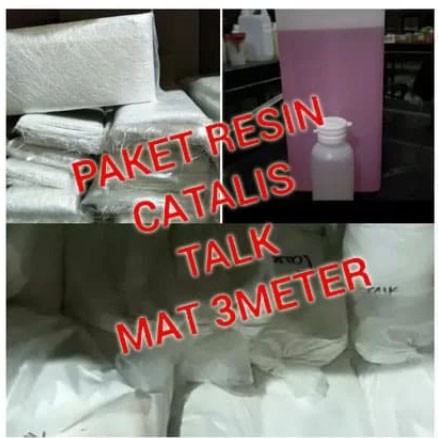 Jual Paket DIY Resin Fiberglass (Mat +Talk + Resin + Katalis) | Shopee ...