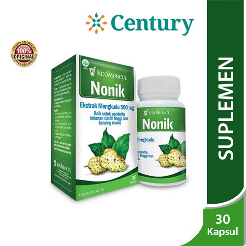 Jual Sidomuncul Nonik Extrak Buah Mengkudu 500mg 30 Kapsul/menurunkan ...