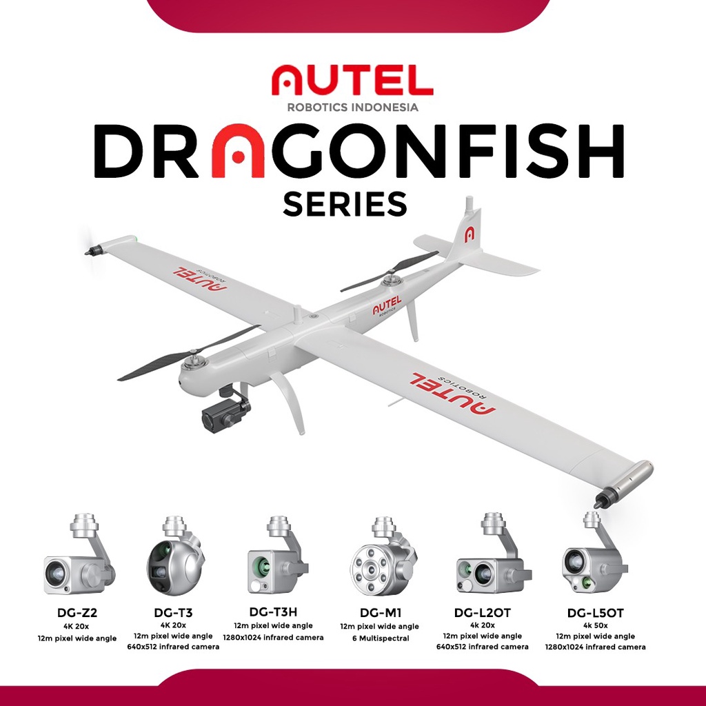 Jual AUTEL DRAGONFISH LITE/ STANDARD/PRO VTOL Fixed Wing DRONE | Shopee ...