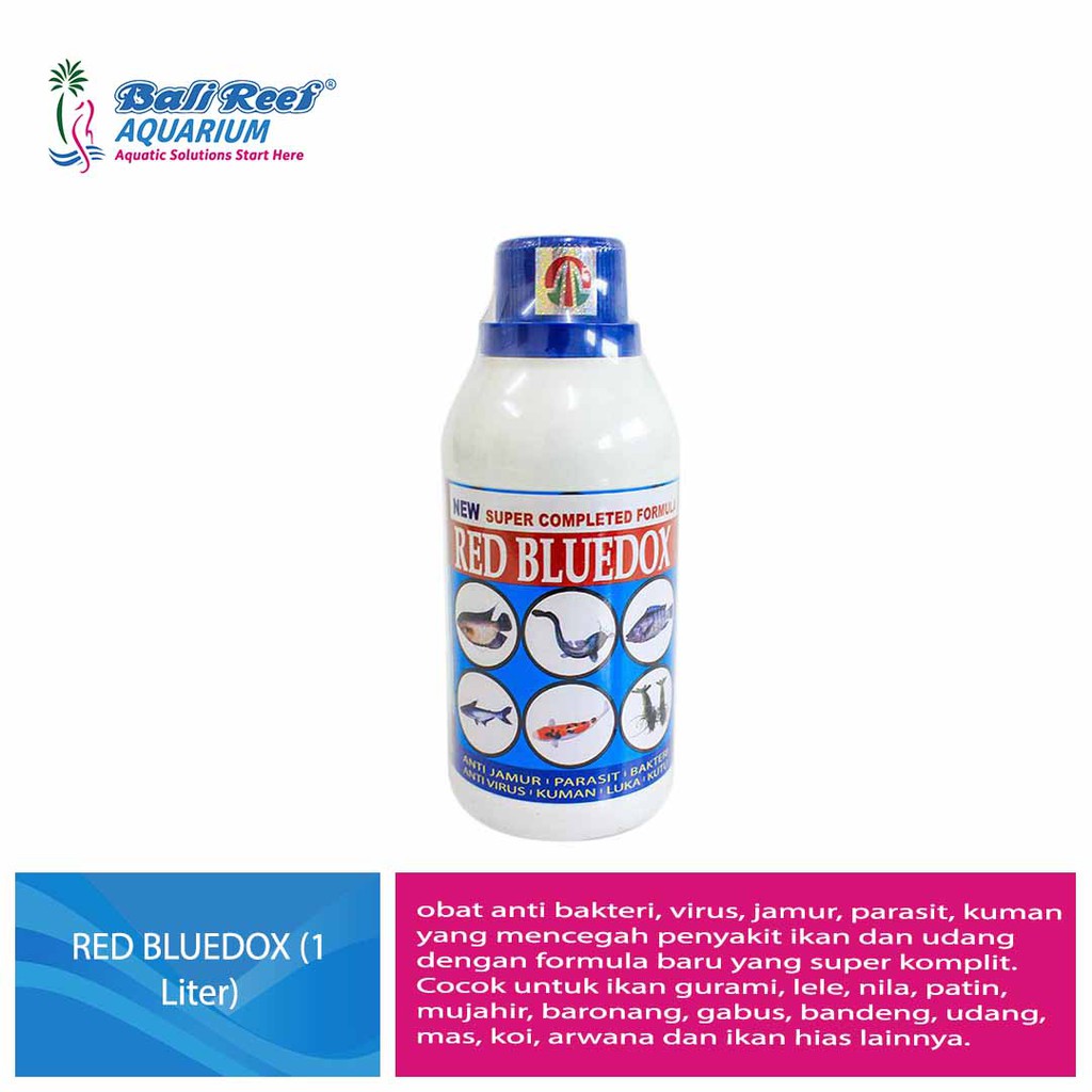 Jual Red Bluedox 1 Liter Obat anti Bakteri Anti Parasit Kolam Ikan Anti ... Jual Red Bluedox 1 Liter Obat anti Bakteri Anti Parasit Kolam Ikan Anti ...