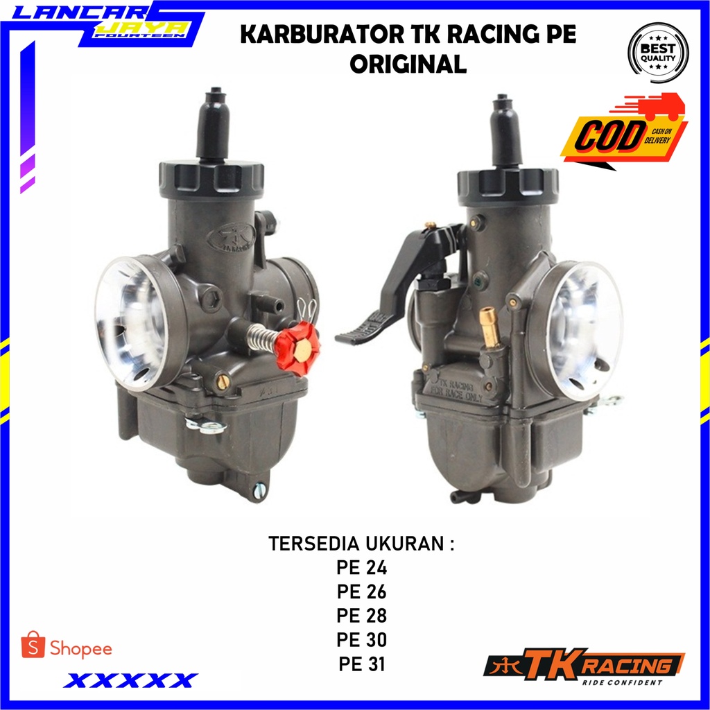 Jual Karbu Karburator TK racing PE 24 26 28 30 31 TK racing PWK 24 26 ...